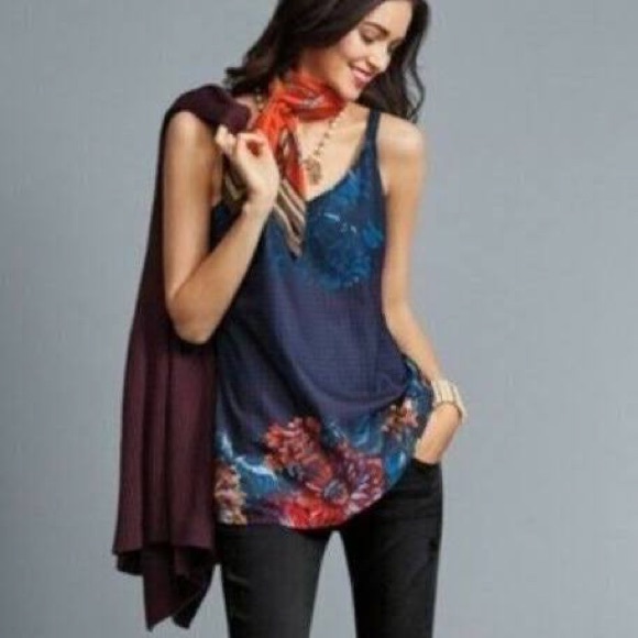 CAbi | Tops | Cabi Artist Floral Cami | Poshmark